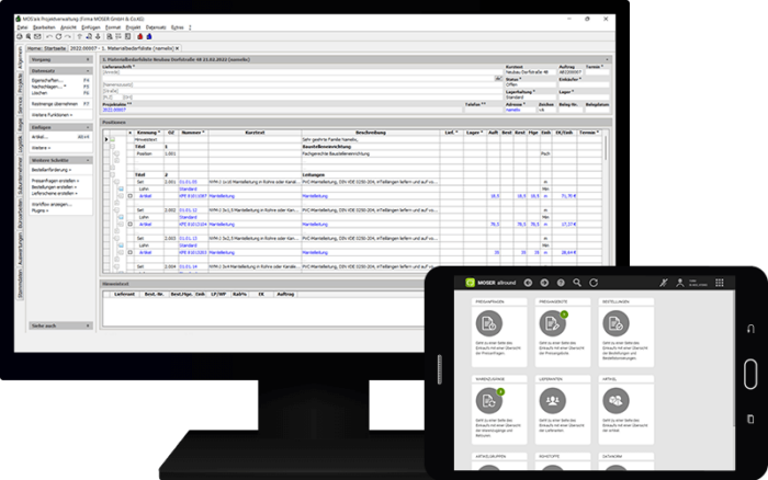 Bestellwesen / Logistik | Moser Software