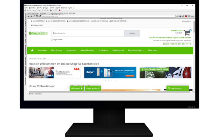 Bestellwesen / Logistik | Moser Software