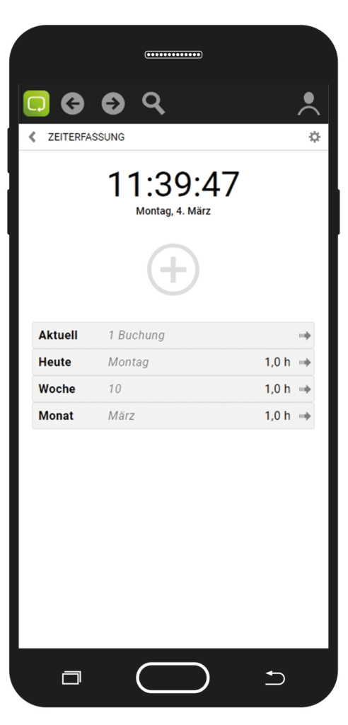 Mobile Zeiterfassung | Moser Software